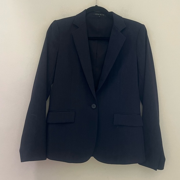 Theory | Jackets & Coats | Theory Womans Dark Navy Blazer | Poshmark